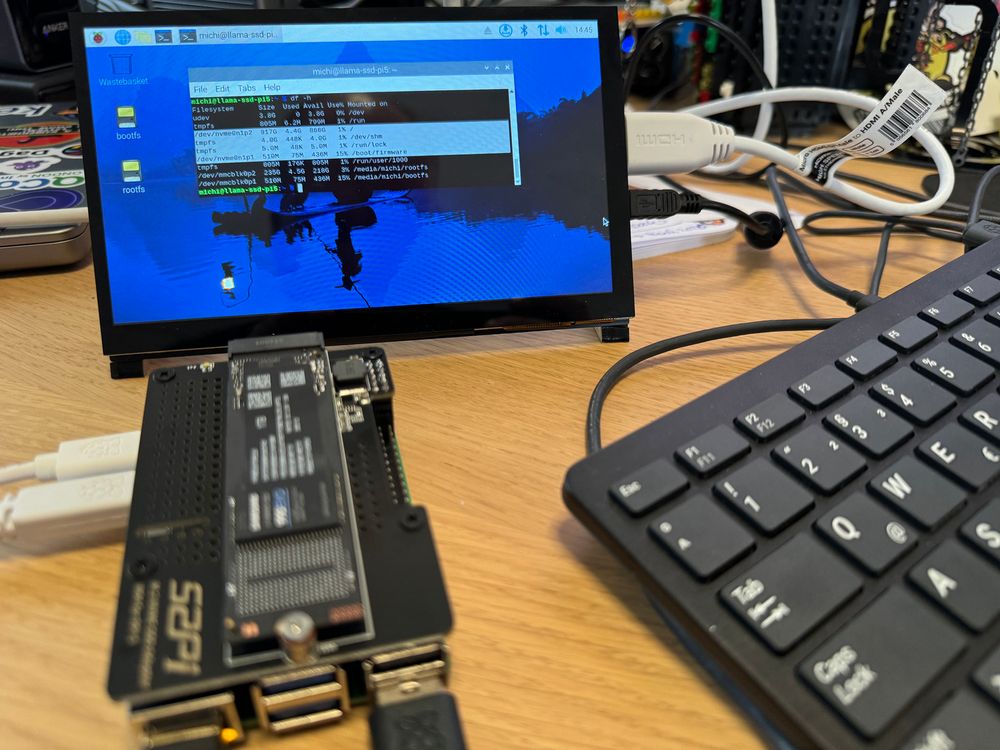 Raspberry Pi 5 with 52Pi NVMe hat, Samsung 990 EVO SSD - faster for ...
